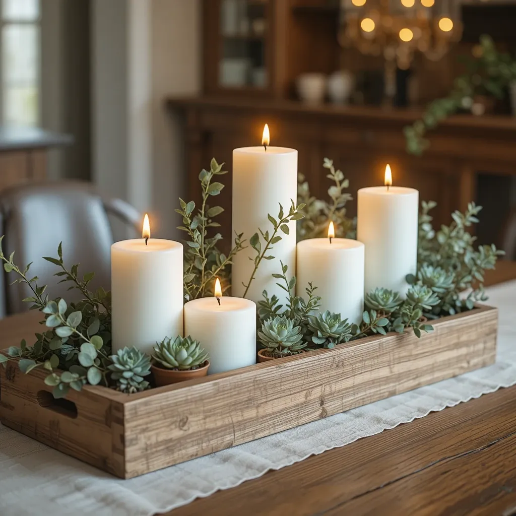 24+ Stunning Kitchen Table Centerpiece Ideas